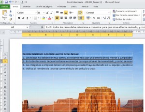 ¿Para que sirve el definir fondo en Excel? « Ficha Diseño De Página ...